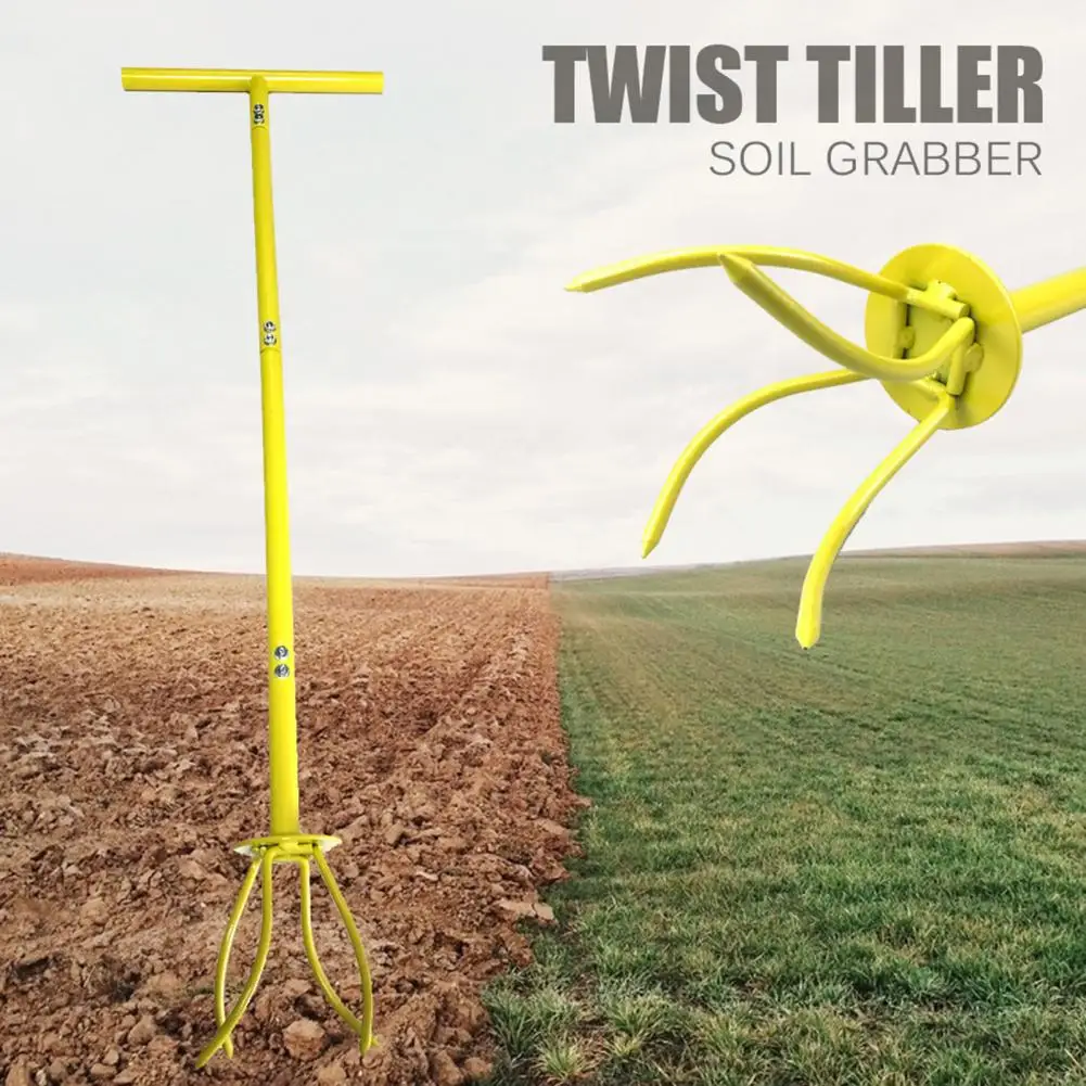 Manual Soil Grabber Garden Soil Tiller Adjustable With Long, 06/20/2023