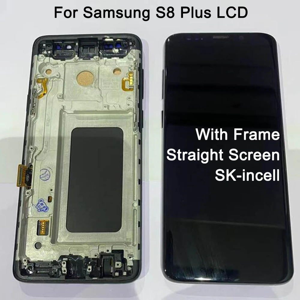 Display Para Samsung Galaxy S8 Plus Com Quadro Sk Incell G955f G955fd G955w G955a Lcd Tela De ...