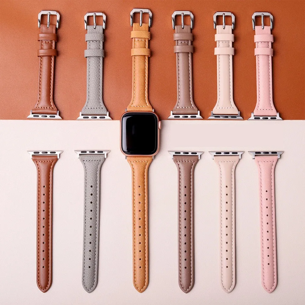 Ultra-thin-leather-strap-for-iWatch-strap-38mm-40mm-41mm-42mm-44mm-45mm ...