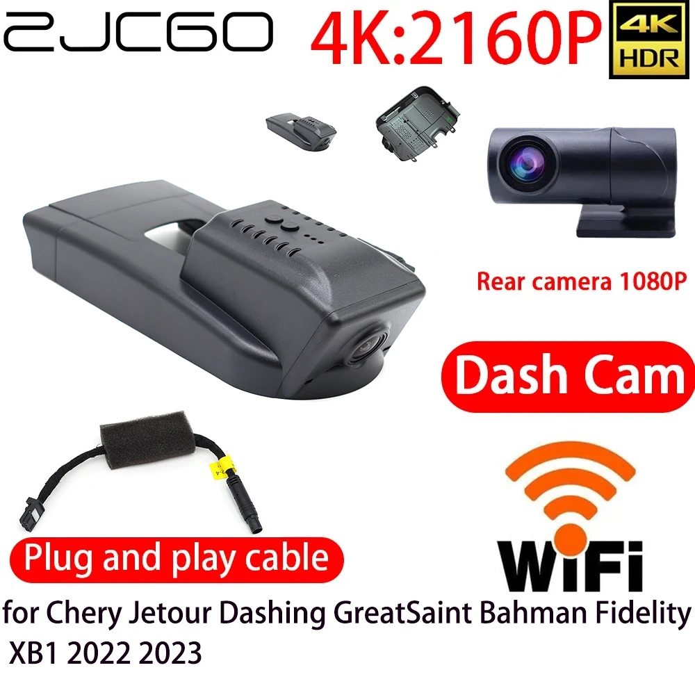 ZJCGO-4K-DVR-Dash-Cam-Wifi-Front-Rear-Camera-24h-Monitor-for-Chery ...