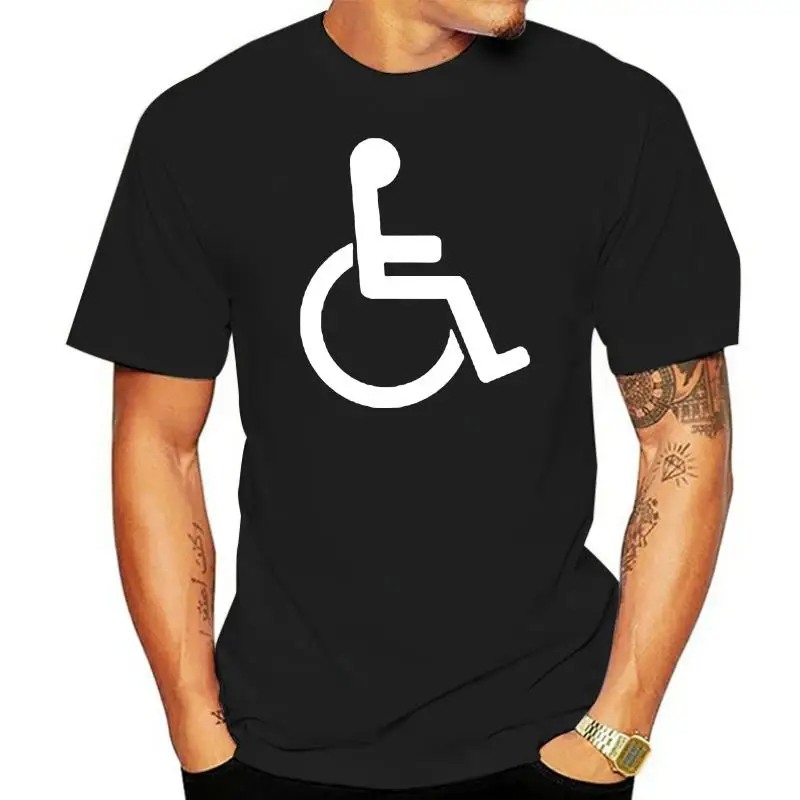 Handicap-T-Shirt-Tee-Shirt-S-M-L-Xl-2Xl-3Xl-Cotton-Disabled-Assisted ...