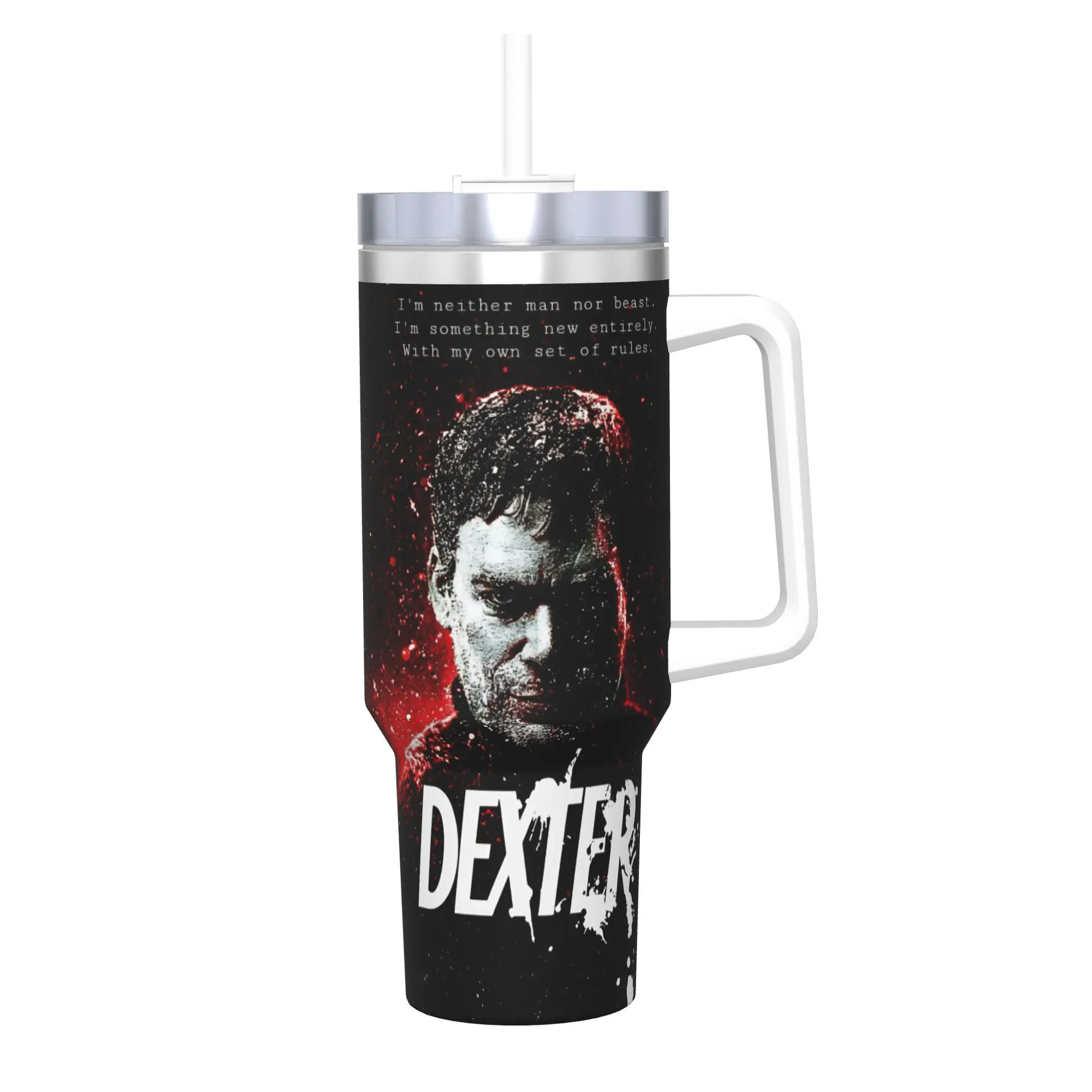 40oz Dexter Morgan Bay Harbor Butcher Vacuum Insulated Tumbler TV Show ...
