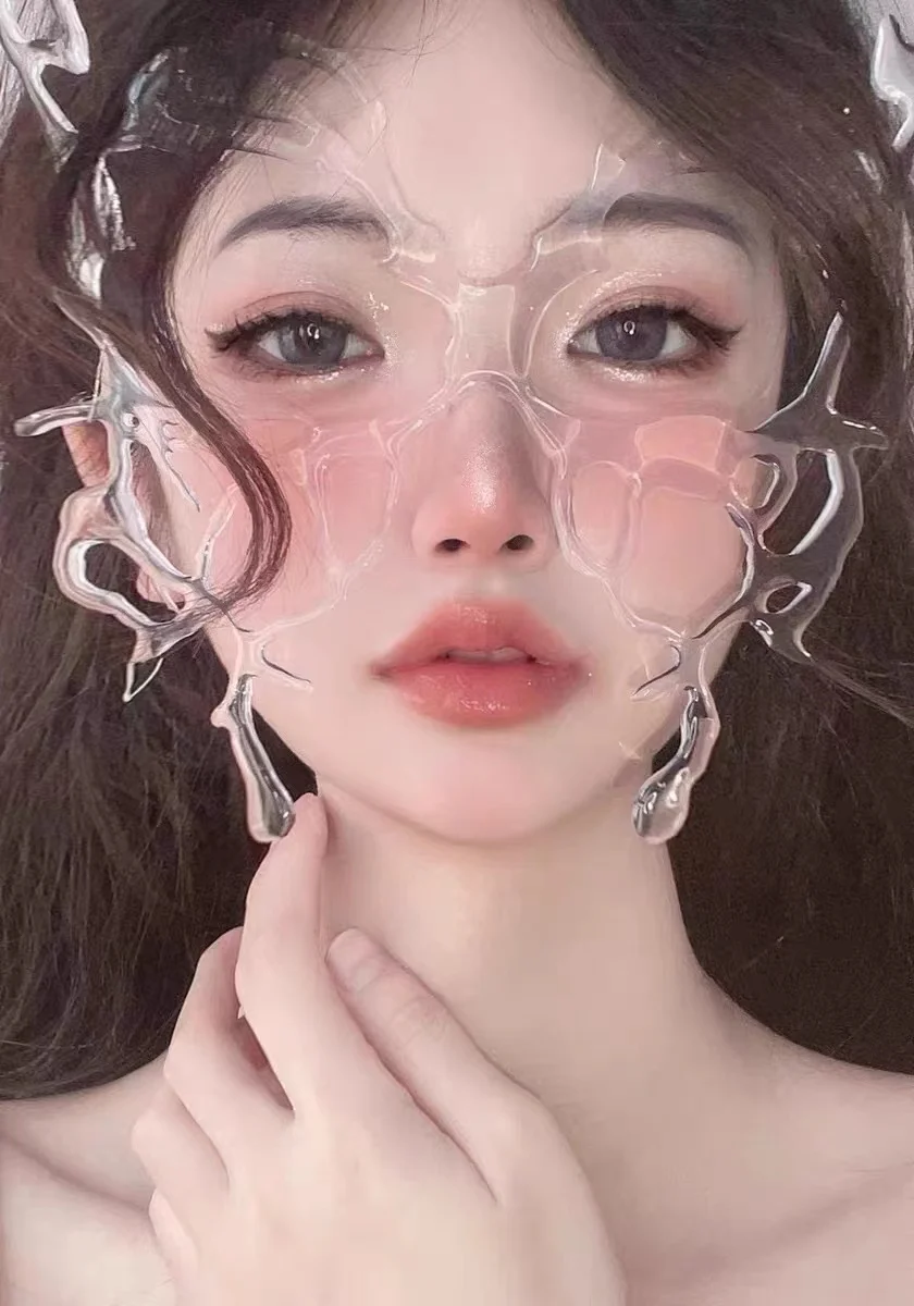 Ancient-style-COS-handmade-resin-mask-future-sense-makeup-headdress ...