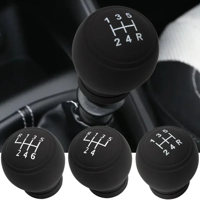2PCS Universal Gear Shift Knob Silicone Cover Gear Rod Protect ...