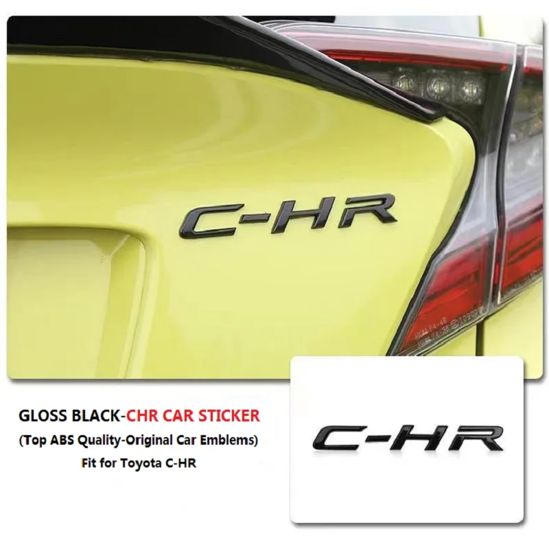 Chr C-hr Original Car Trunk Emblem Replacement Sticker Rear Tailgate 3d ...