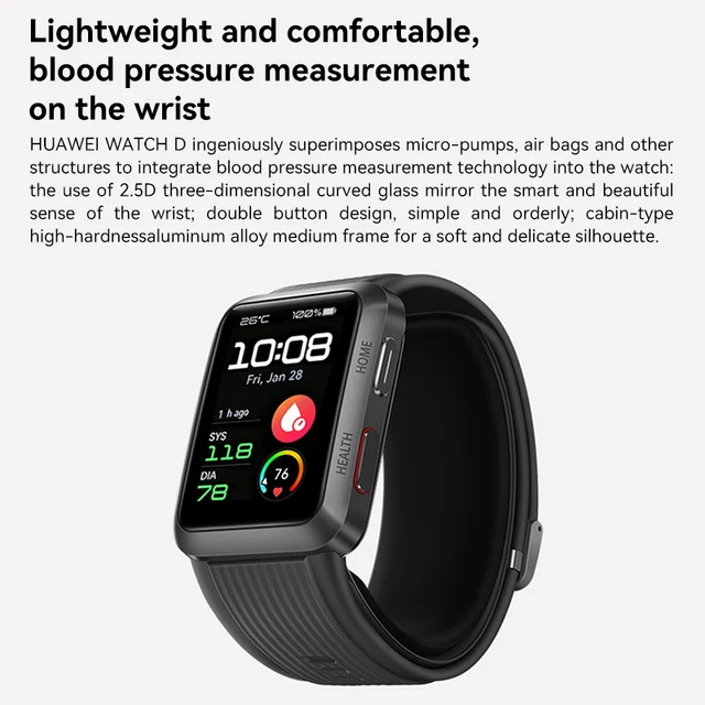 Huawei WATCH D Wrist Ecg Blood Pressure Recorder Intelligent Blood ...