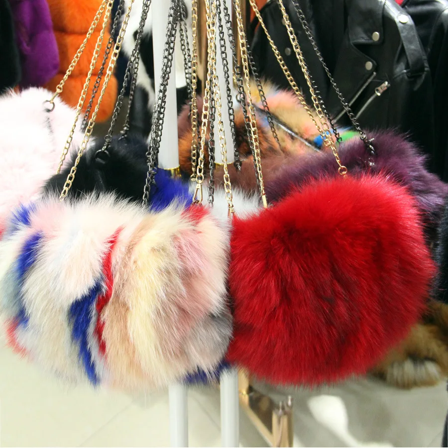 Fashion Muff Hand Warmer | Winter Muff Hand Warmer | Fox Fur Pocket ...