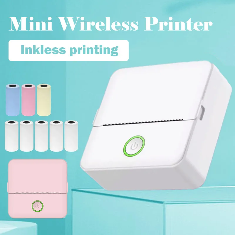 X6 mini printer portable sticker label Printer Bluetooth HD pocket ...