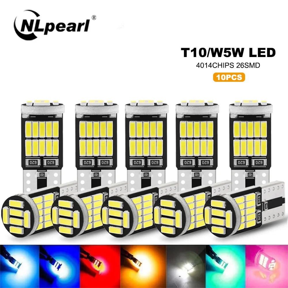 2-10-20pcs-T10-W5W-194-501-Led-Canbus-No-Error-Car-Interior-Light-T10 ...