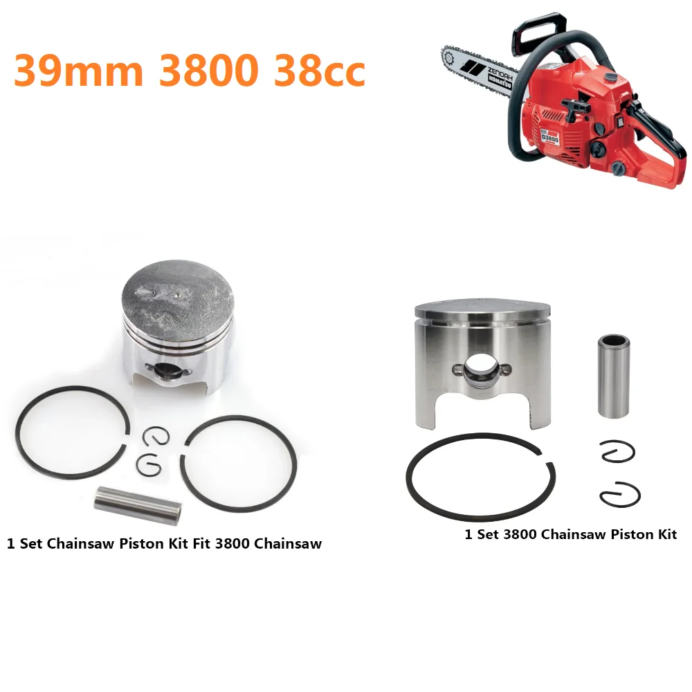 Cylinder Piston Kit 3800 Chainsaw | Piston Chainsaw Stiga | Zenoah G3800 Chainsaw - Power Tool ...