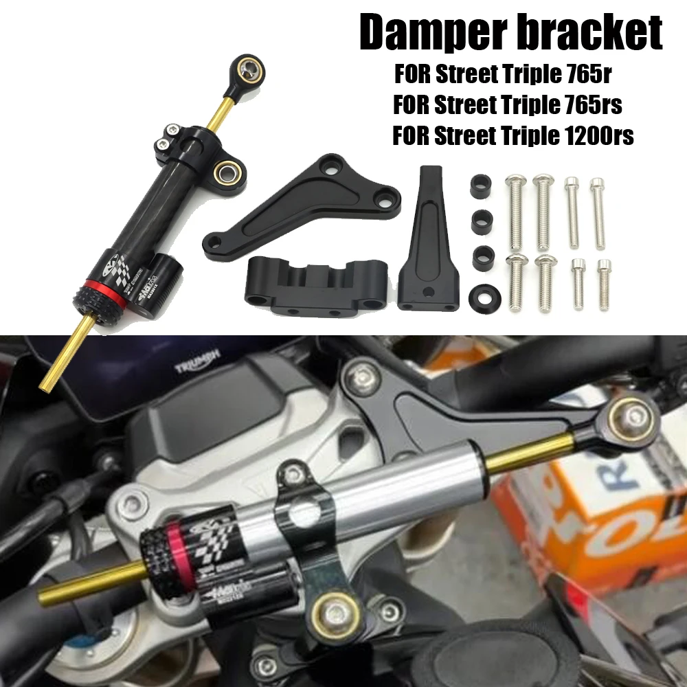 Steering-Stabilize-Damper-Bracket-Mount-Motorbike-Motorcycle-FOR-Street ...