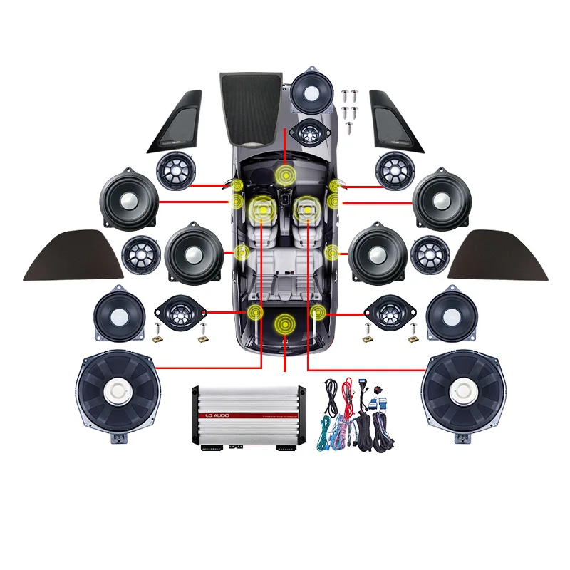 Car-For-BMW-F10-F11-5-Series-Front-Door-Audio-Head-Treble-Horn-Panel ...
