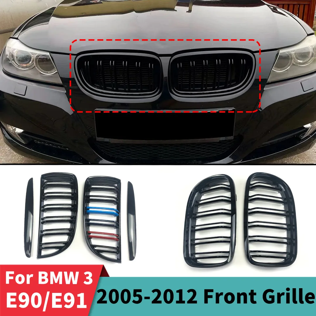 Front-Bumper-Kidney-Hood-Grille-Racing-Grill-Facelift-Tuning ...