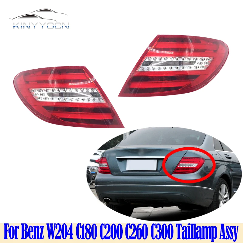 For-Benz-W204-C180-C200-C260-C300-2011-13-Rear-Light-Tail-Light-Tail ...