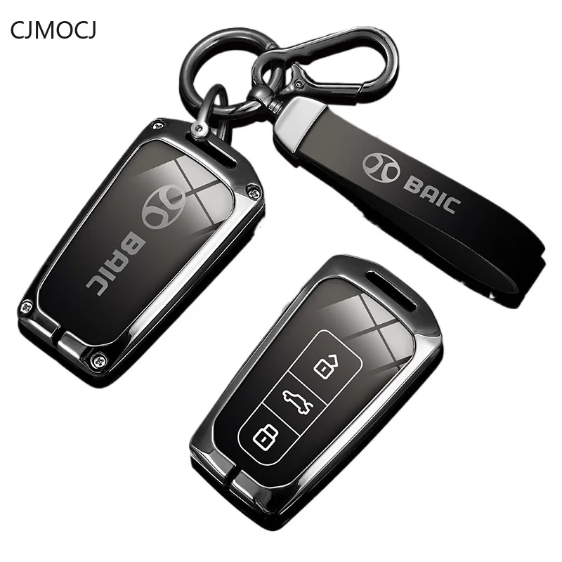Premium Zinc Alloy Key Cover Case for BAIC BJ40/BJ30/BJ60/Leiting/BJ80 ...