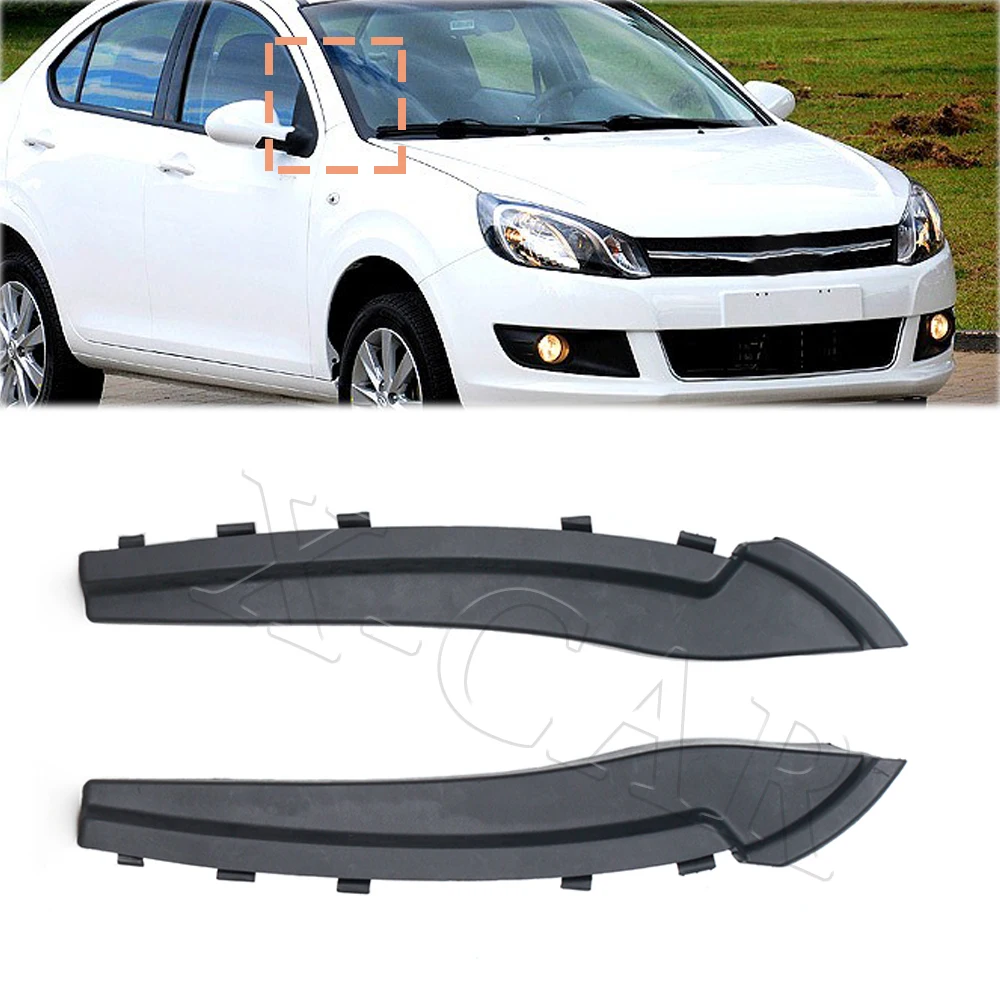Car Styling Left Right Water Deflector Cowl Plate Front Windshield ...