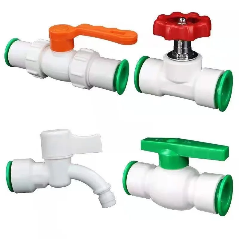 Plastic ppr stop gate valve for hot cold water and home plumbing ppr ...