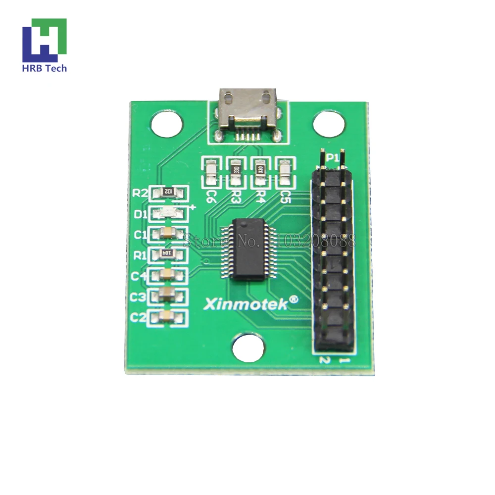 Xinmotek-XM-08-PCB-Board-USB-Zero-Delay-Encoder-PS3-Raspberry-Pi ...