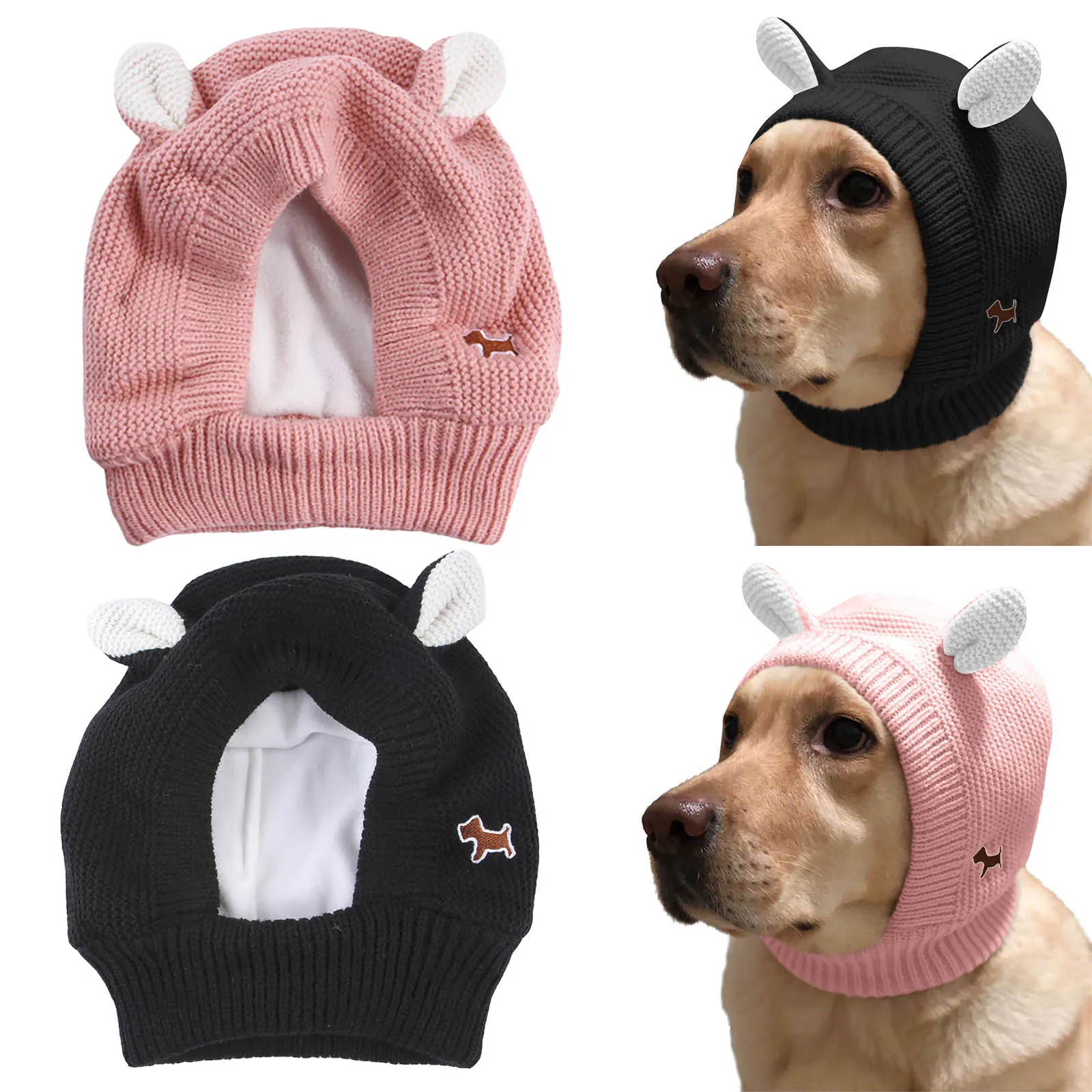 Cute-Pet-Cartoon-Hat-Attractive-Knitted-Dog-Hat-Winter-Dog-Balaclava ...