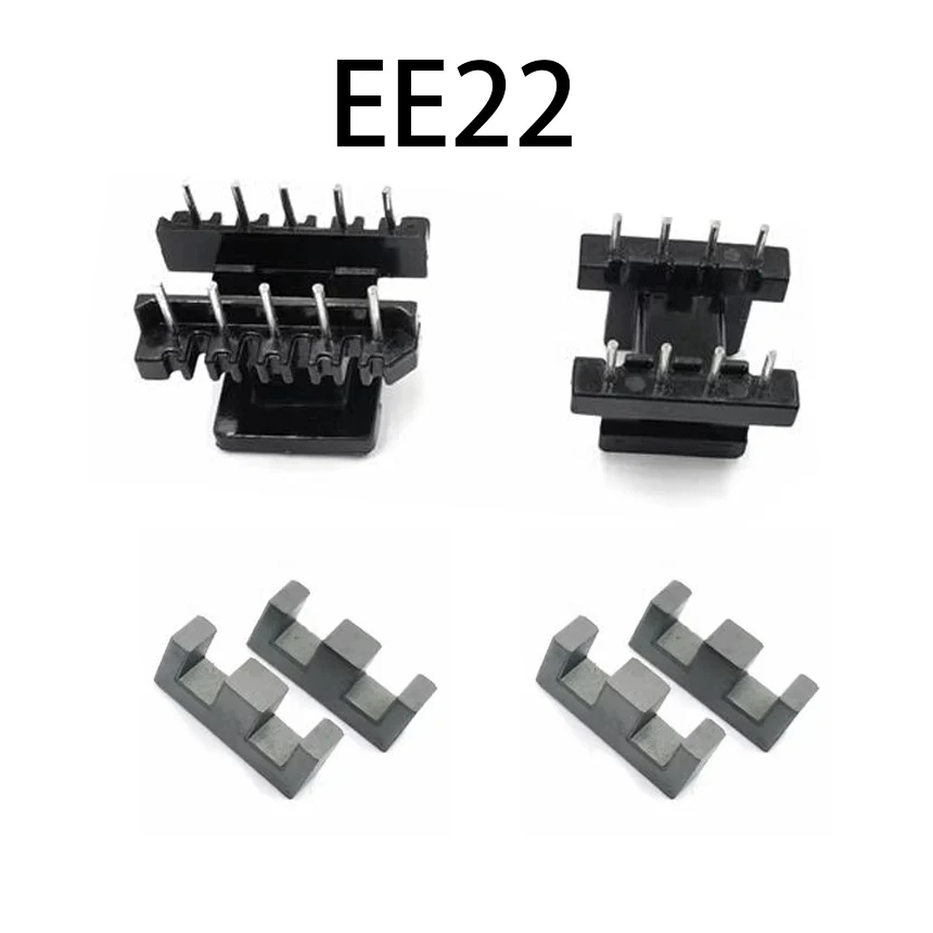 EE22 EI22 4+4 5+5 Pins 8/10P Mn-Zn PC40 4mm 4.7mm Pitch Vertical ...