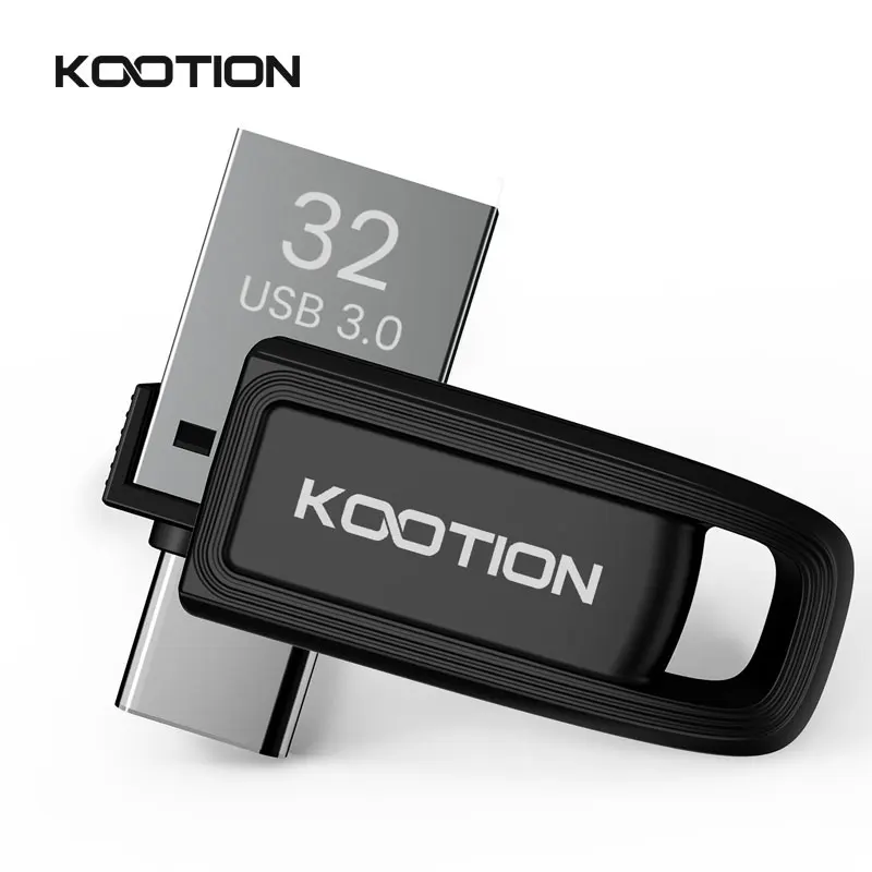 KOOTION U25 USB C Flash Drive 128GB USB 3.0 Type C Pen Drive 64GB 32GB ...
