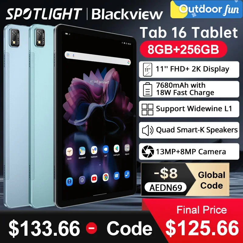 Blackview-Tab-16-Tablet-PC-Android-Estreia-Mundial-8GB-256GB-2K-FHD ...