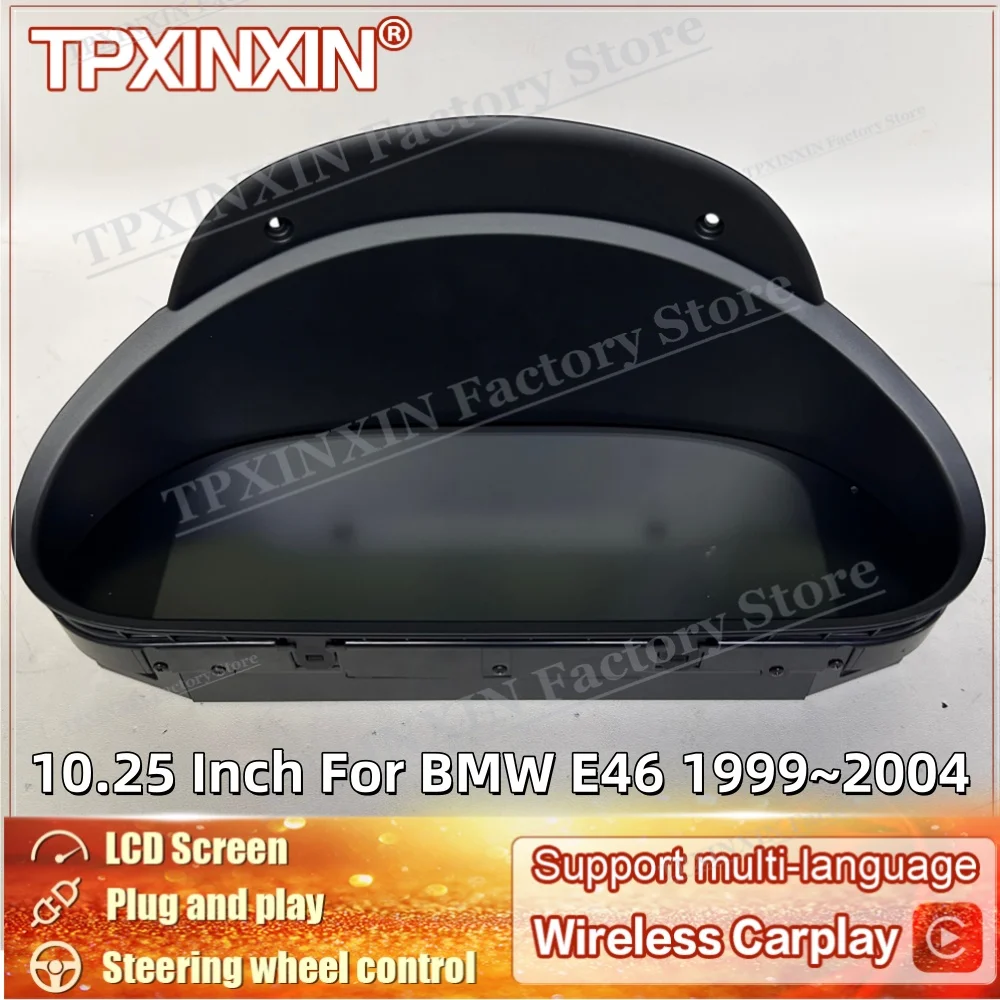 10.25Inch For BMW E46 1999~2004 Lossless installation Digital Dash ...