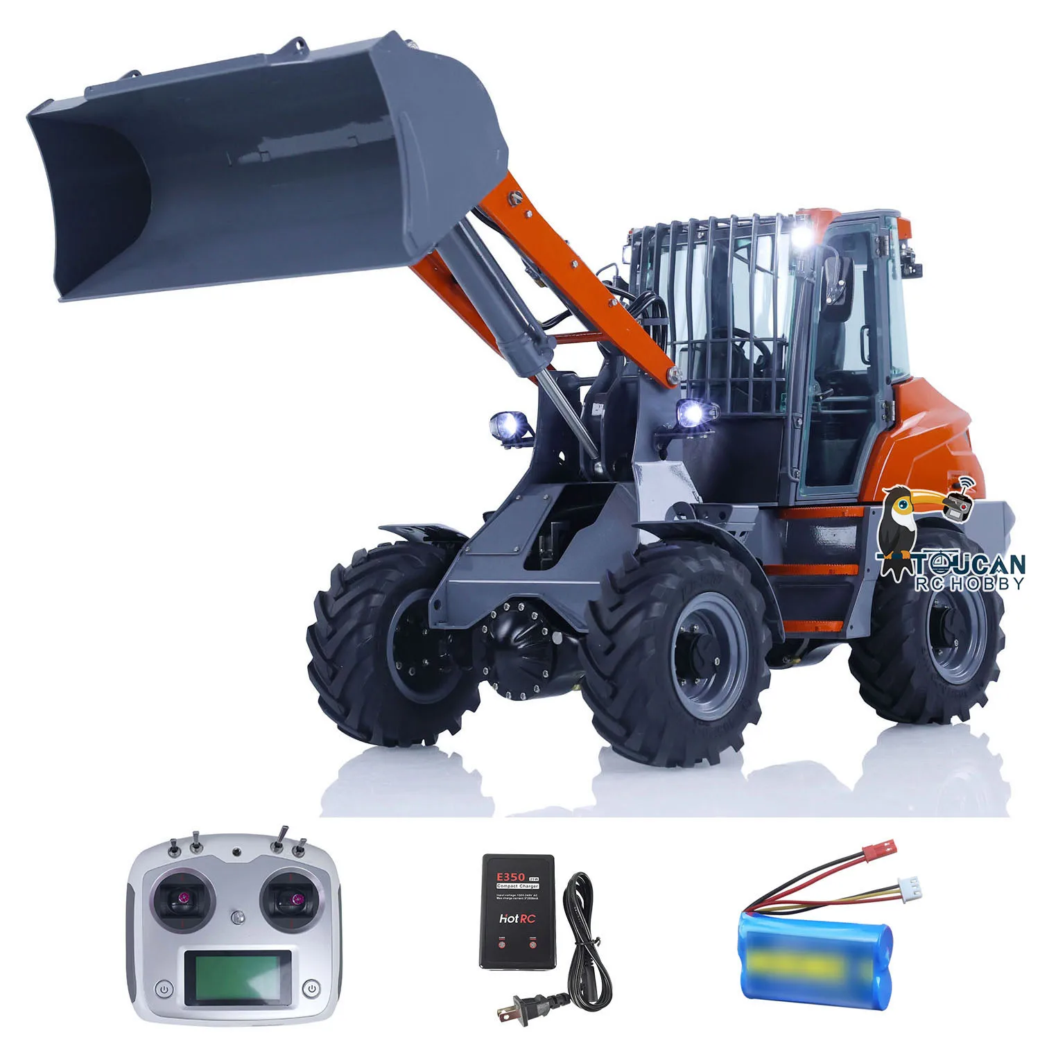 New-LESU-1-14-Hydraulic-4X4-RC-Loader-AOUE-MCL8-Painted-Finished-Remote ...