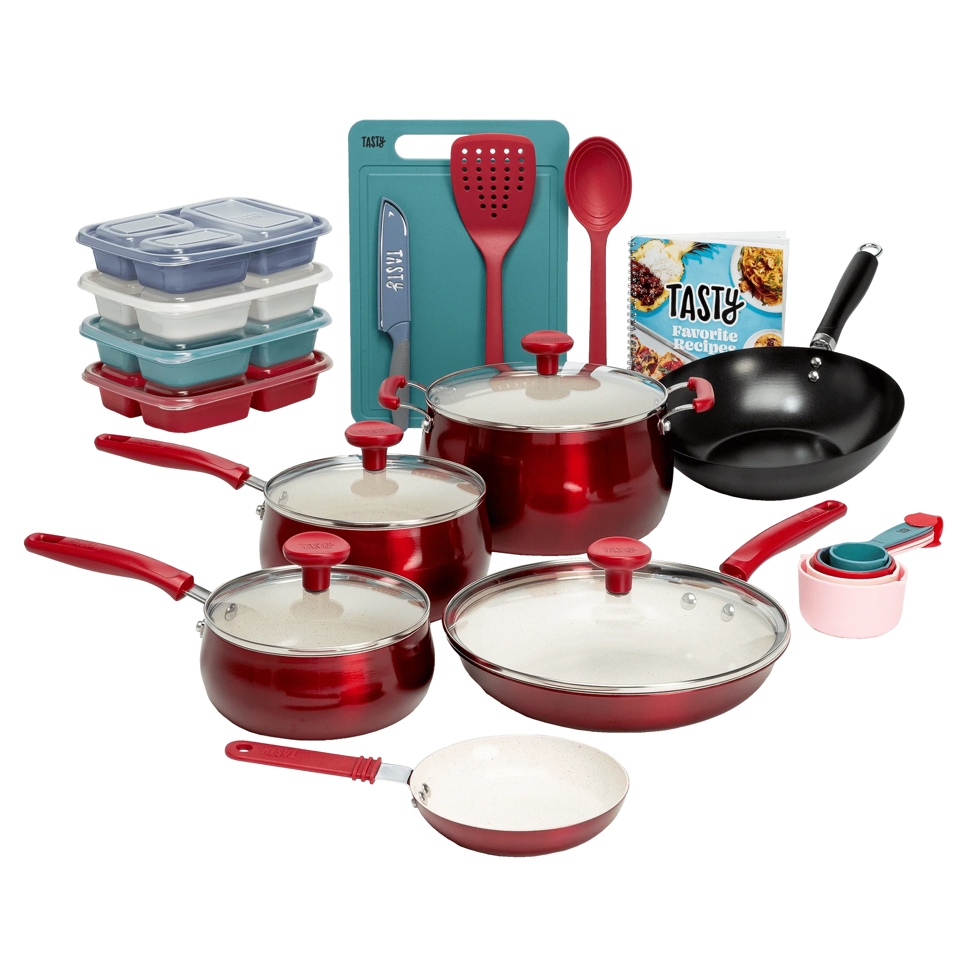 Clean-Ceramic-24-Piece-Non-Stick-Aluminum-Cookware-Set-Red-cookware ...
