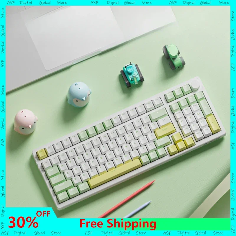 AJAZZ-AK992-Wireless-Bluetooth-Keyboard-Three-mode-Customized-Gasket ...