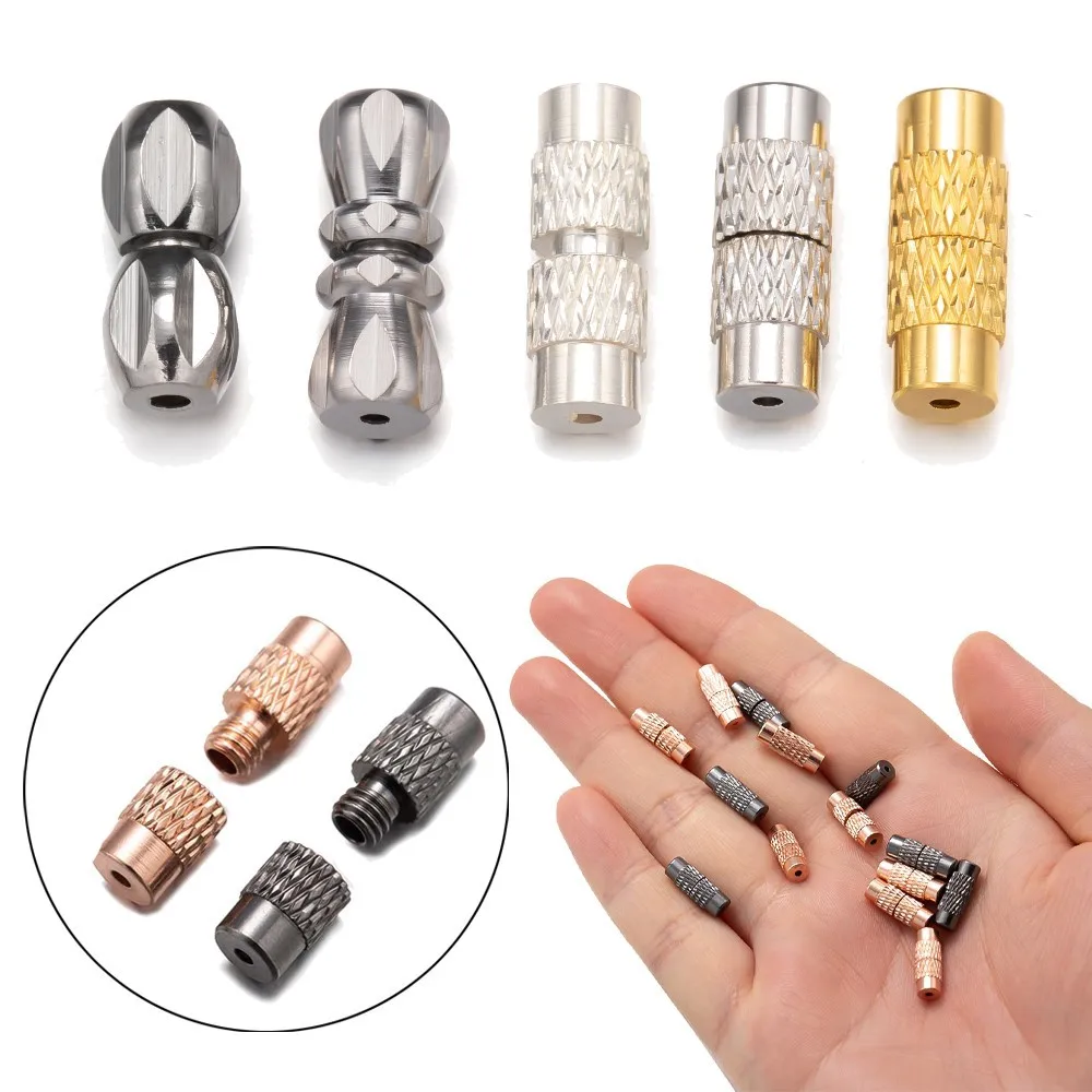 20Pcs-Cylindrical-Screw-Clasps-Fasteners-Buckles-Closed-Beading-End ...