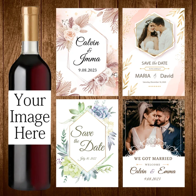 Wine Bottle Invitation Template