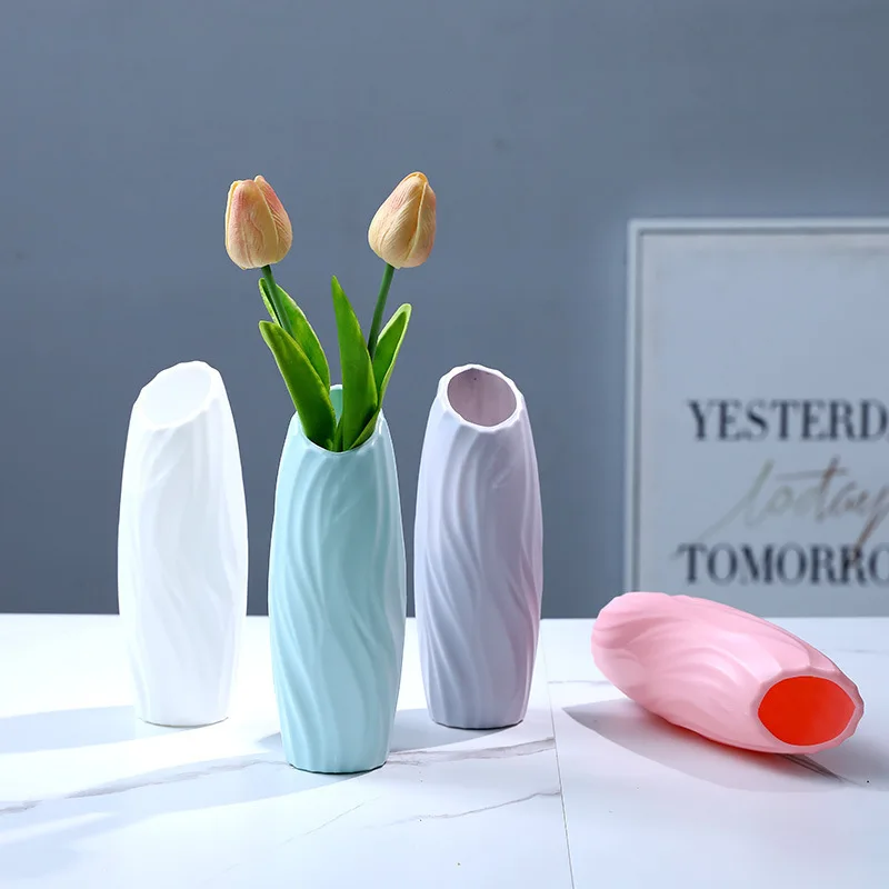 Creative-Nordic-Vase-Container-Simple-Geometric-Plastic-Flower-Pot ...