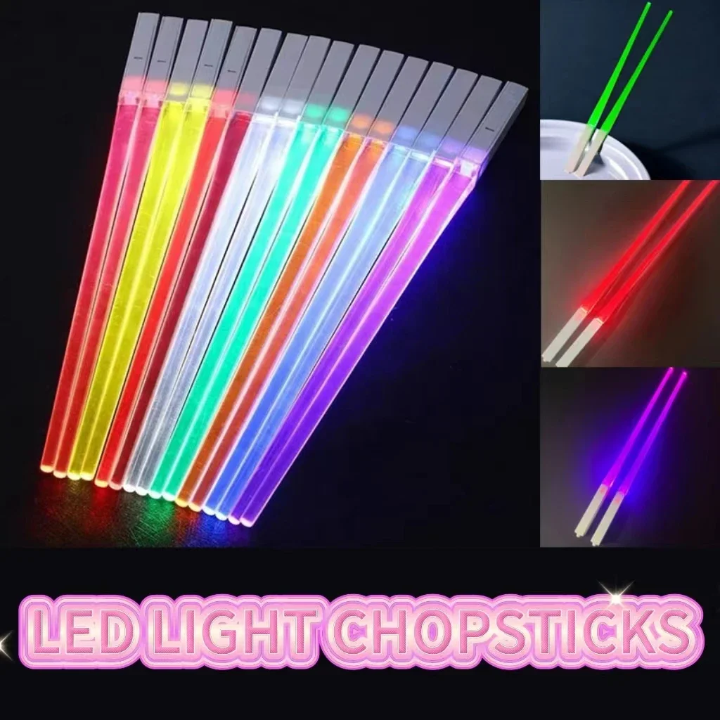 1-Pair-LED-Chopsticks-Luminous-Sticks-Party-Tableware-Club-Wedding ...