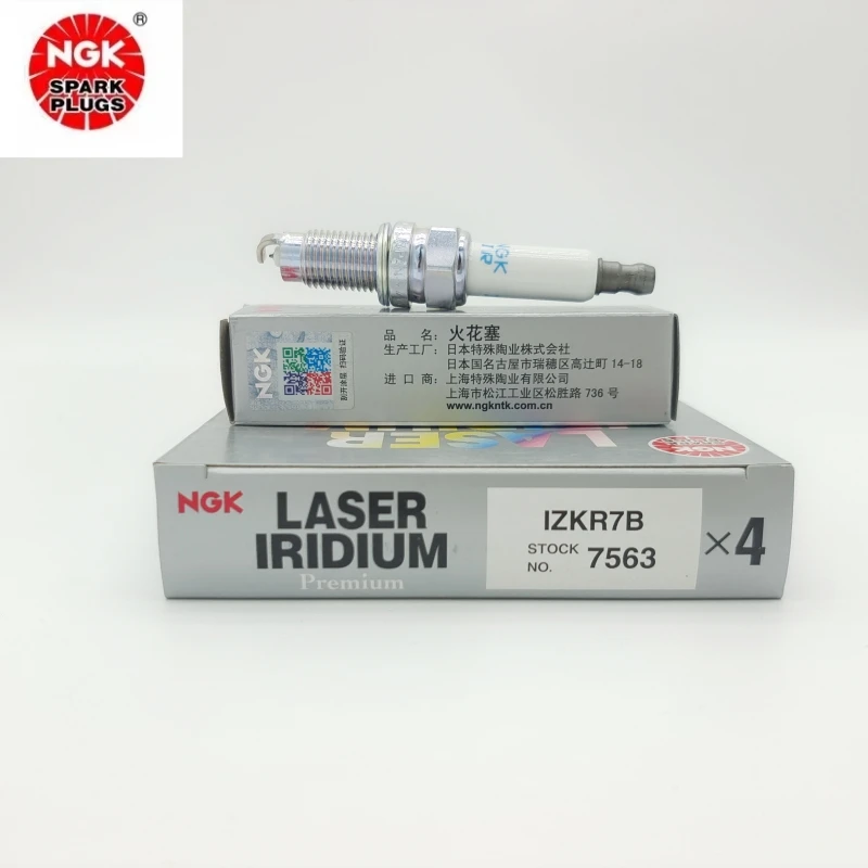 6Pcs-Original-NGK-IZKR7B-7563-Laser-Iridium-Platinum-For-VW-Touareg ...