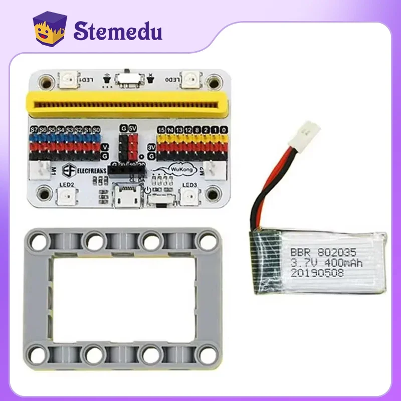 Micro-bit-Wukong-Expansion-Board-Adapter-Motor-Servo-Drivers-Connection ...