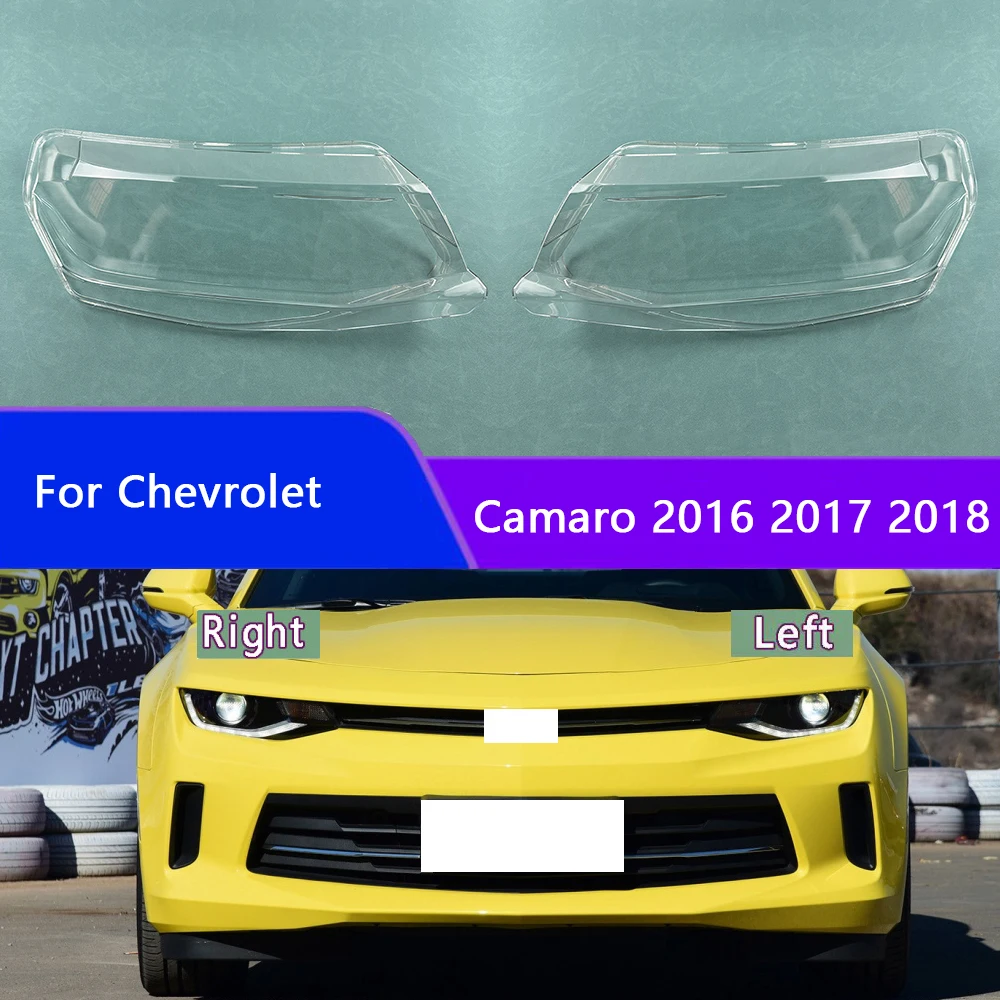 For-Chevrolet-Camaro-2016-2017-2018-Lamp-Cover-Headlamp-Shell ...