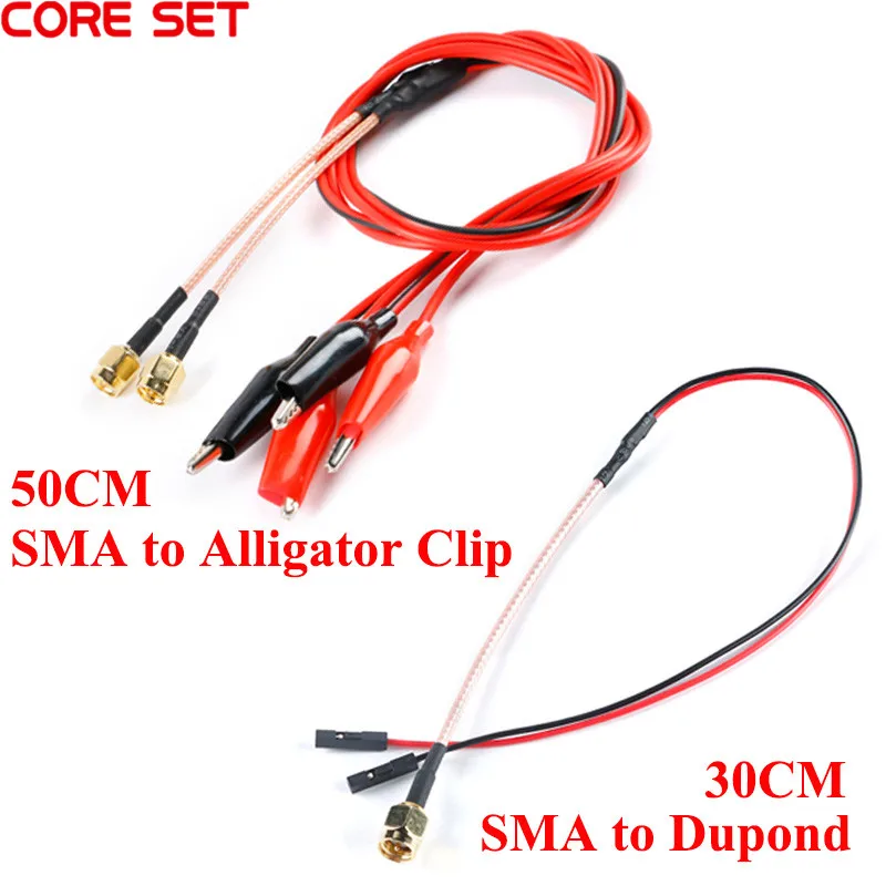 RF SMA to DuPont RF SMA to Alligator Clip Cable SMA Adapter Male 2.54mm ...