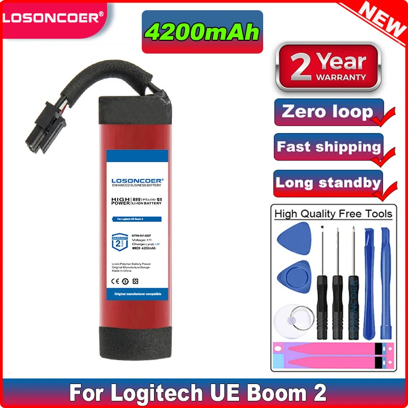 LOSONCOER-4200mAh-00798-601-8207-Battery-for-Logitech-UE-Boom-2-UE-Boom ...
