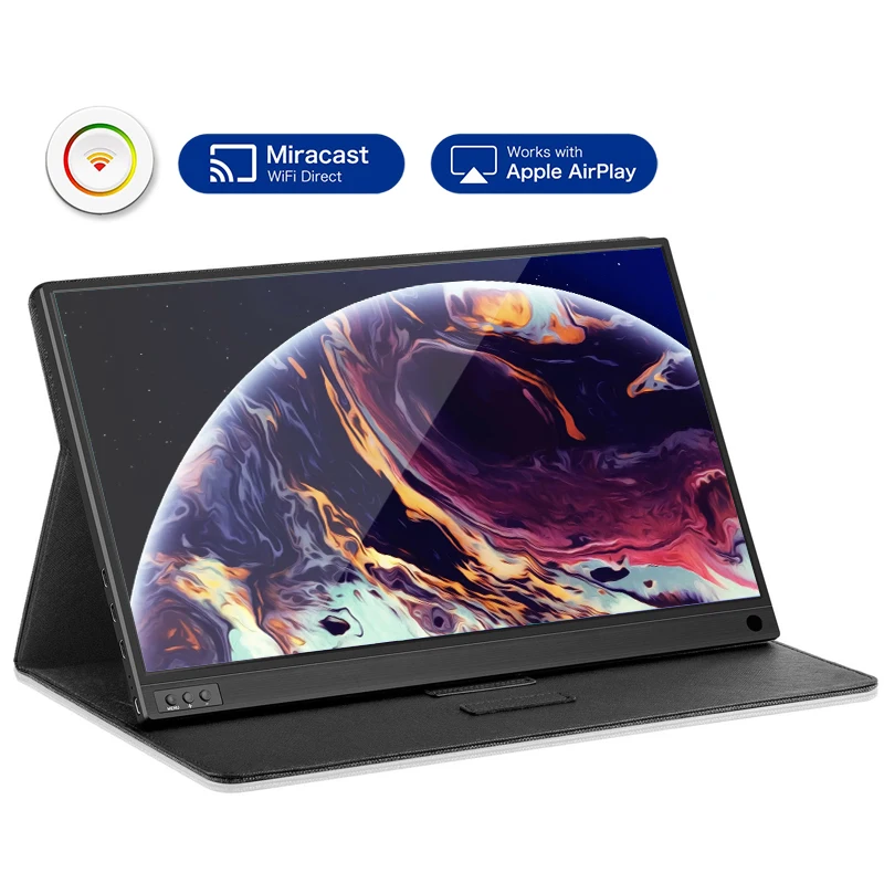 Zeuslap monitor portátil de 15.6 polegadas, sem fio, usb, hdmi ...