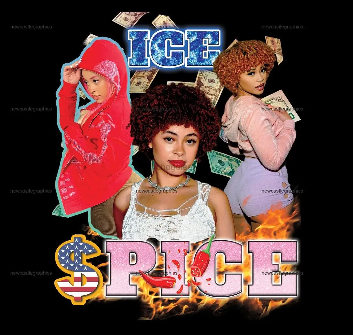 Ice-Spice-Imprimir-Bootleg-T-shirt-pronto-para-imprimir-imprim-vel-Hip ...