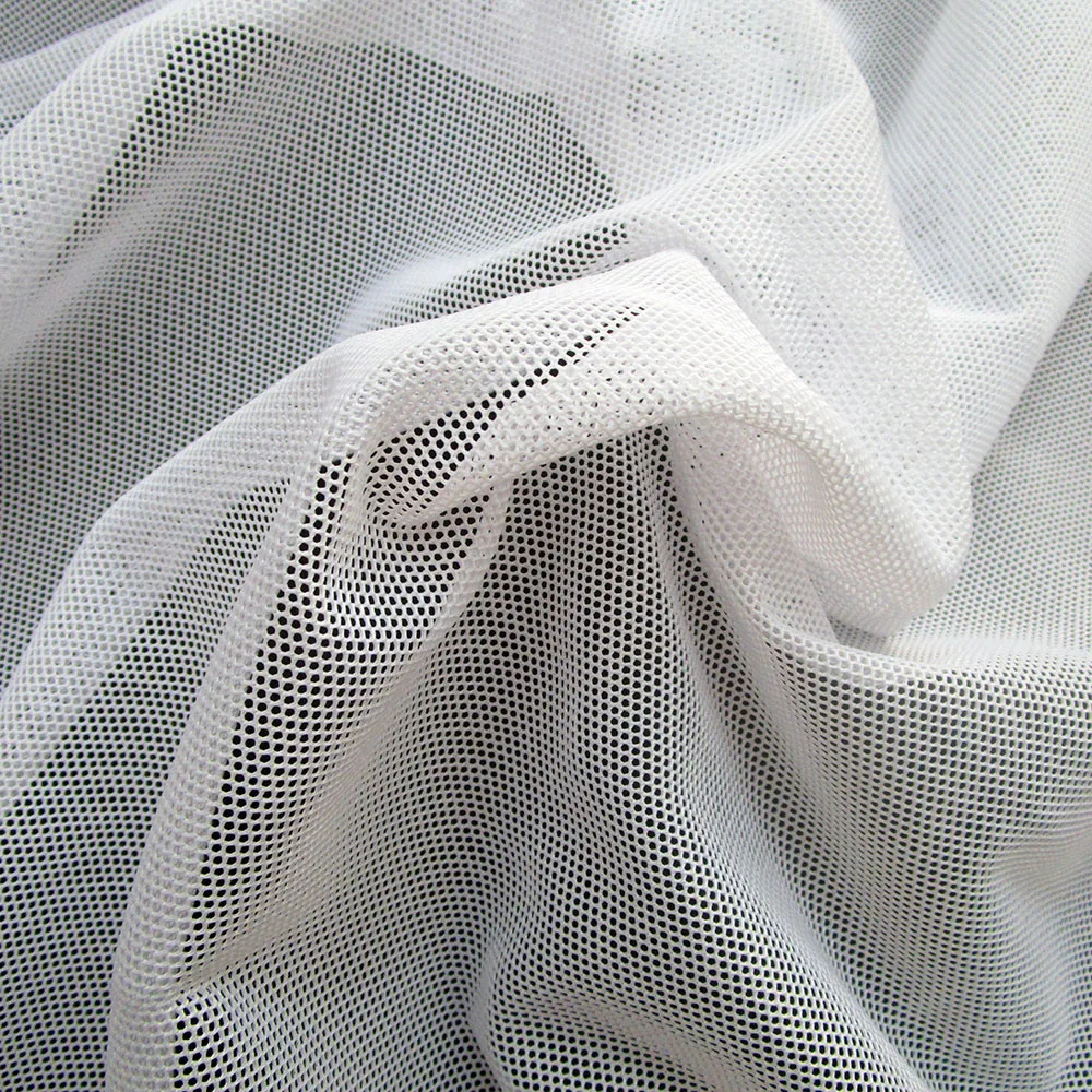White Mesh Fabric