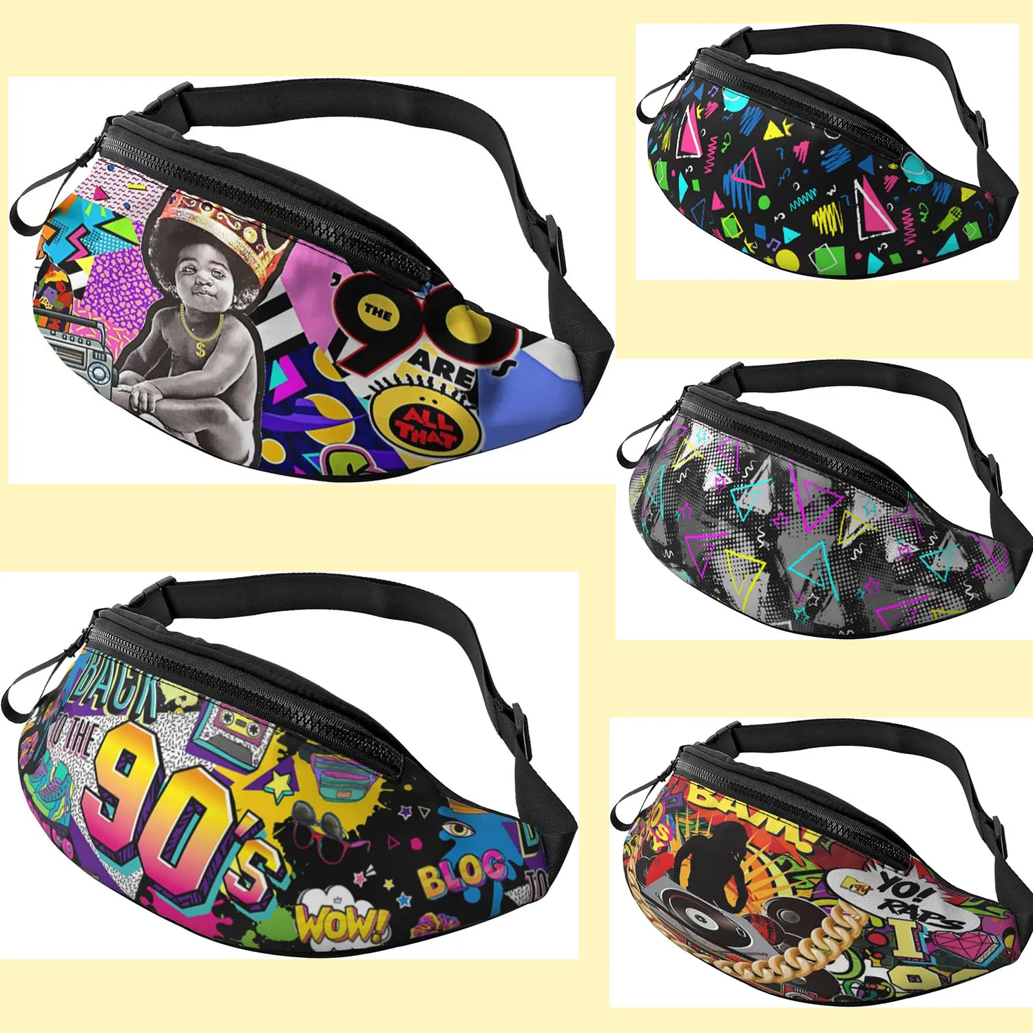 Trapstar Bag Fanny Pack For Men Women 80s 90s Crossbody Bag With ...