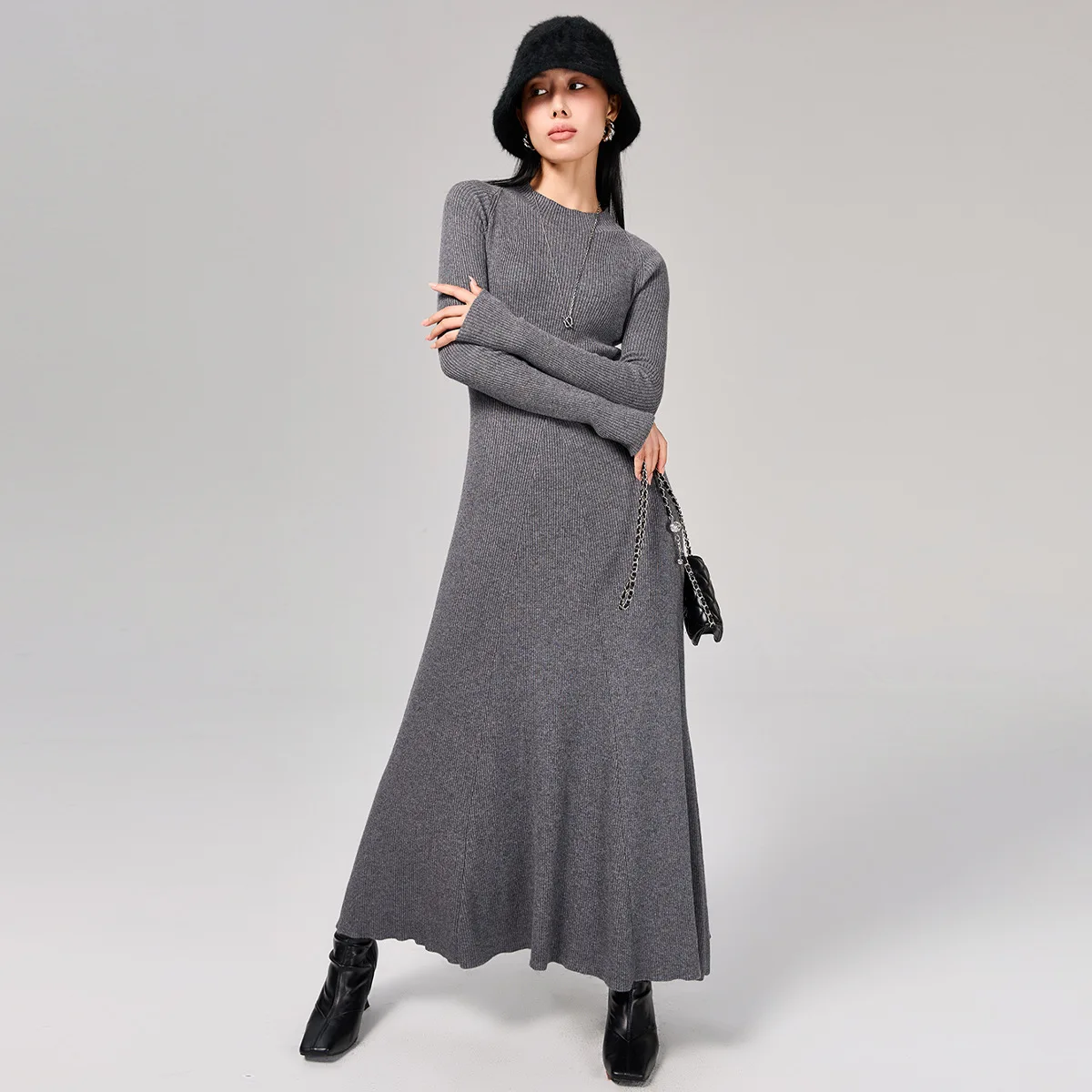 naizaiga-Wool-cotton-long-sweater-skirt-with-solid-color-lace-up-skirt-inside-gray-black-Women.jpg
