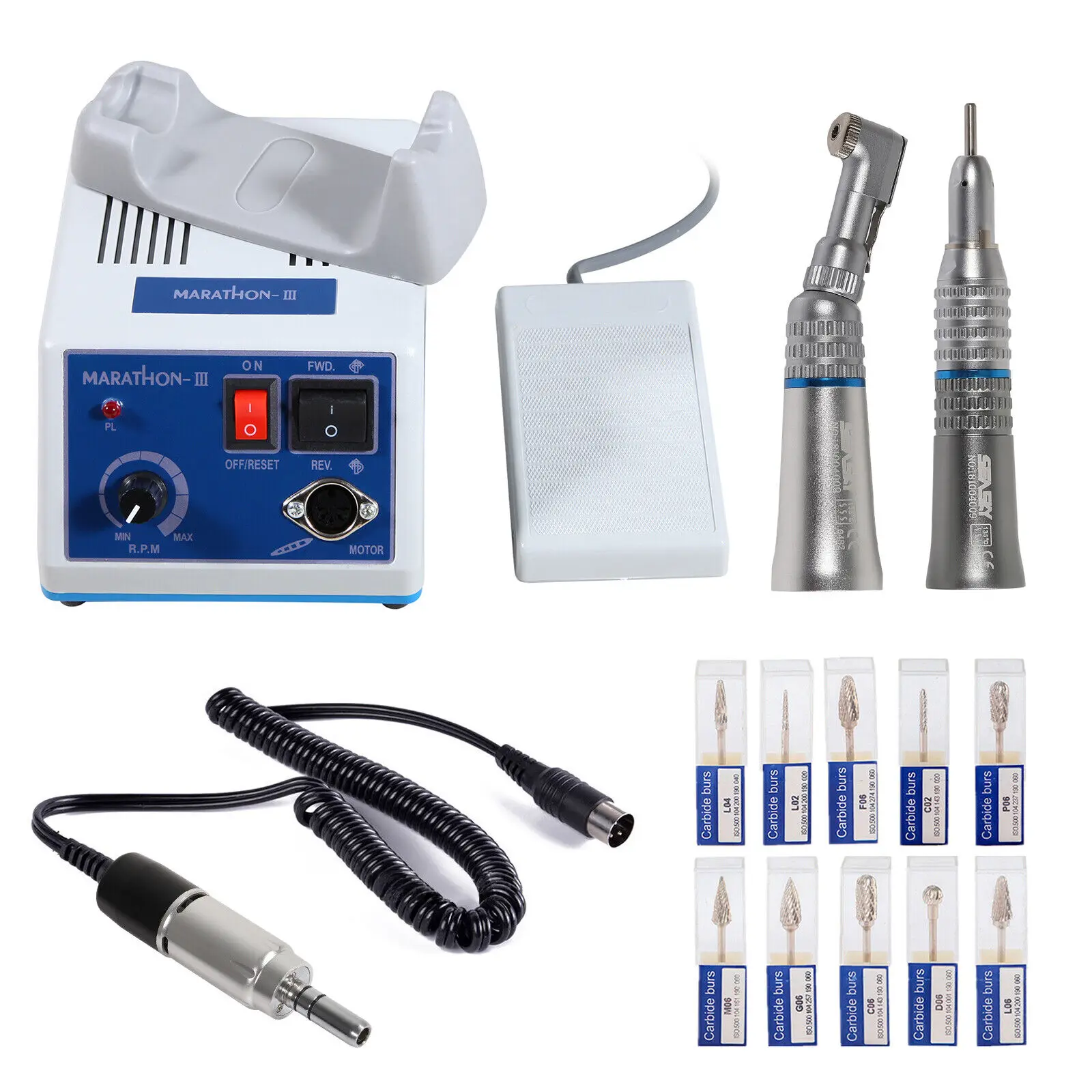 Kit-de-Micromotor-el-ctrico-Marathon-para-laboratorio-Dental-pieza-de ...