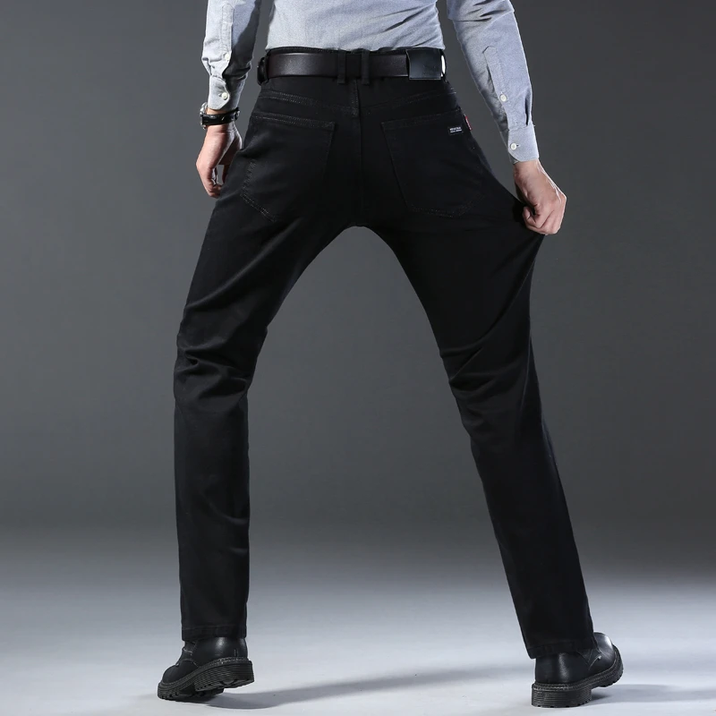 Men-s-Black-Business-Casual-Long-Pants-Smart-Pants-Male-Straight-Formal ...