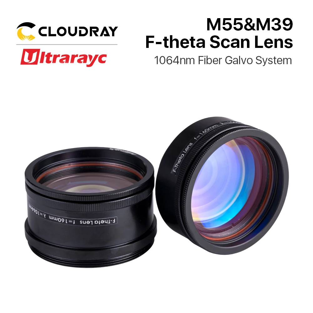 Ultrarayc-K9-Glass-Optical-F-theta-Scan-Lens-Galvo-Lens-M55-M39-Thread ...