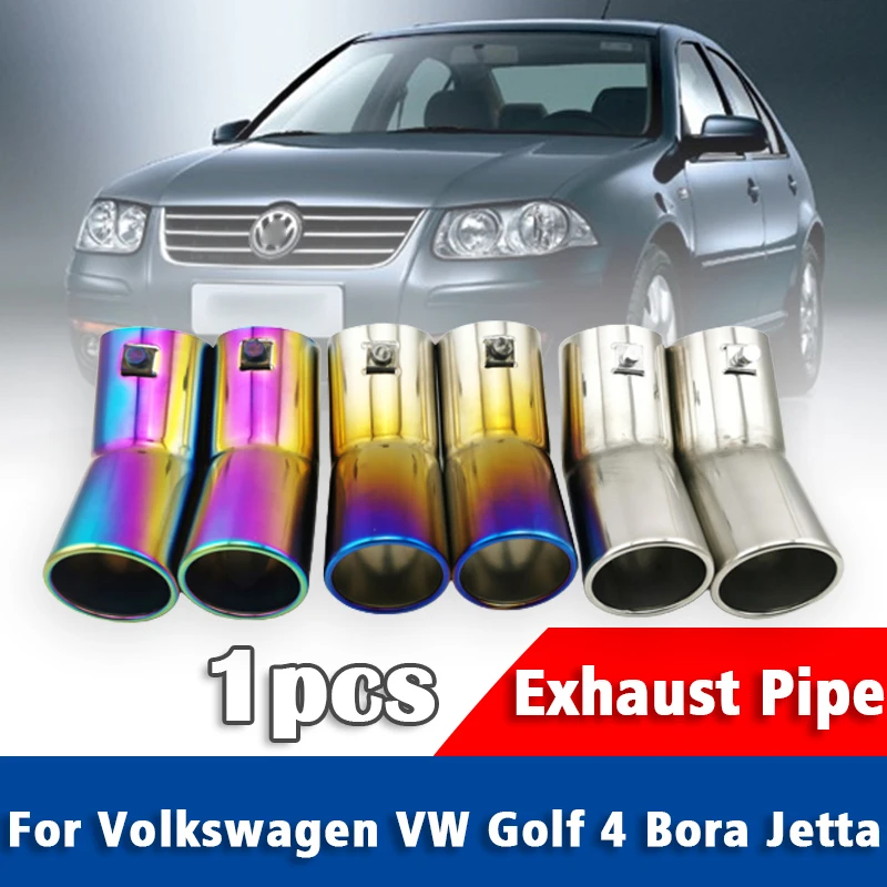 For Volkswagen VW Golf 4 Bora Jetta 1pcs Stainless Steel Exhaust Pipe ...