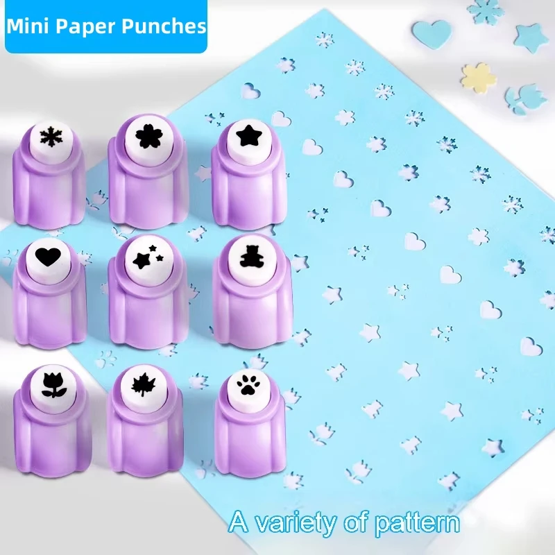 Mini Scrapbook Punches Handmade Cutter for Kindergarten Diy Flower ...