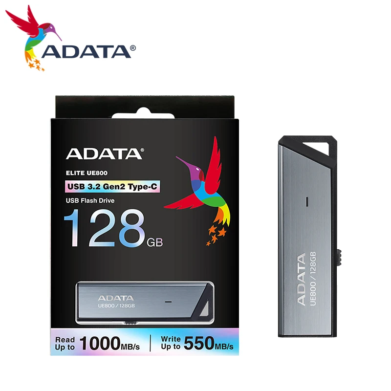 Unidad-Flash-USB-3-2-ADATA-UE800-Pendrive-de-almacenamiento-de-128GB ...